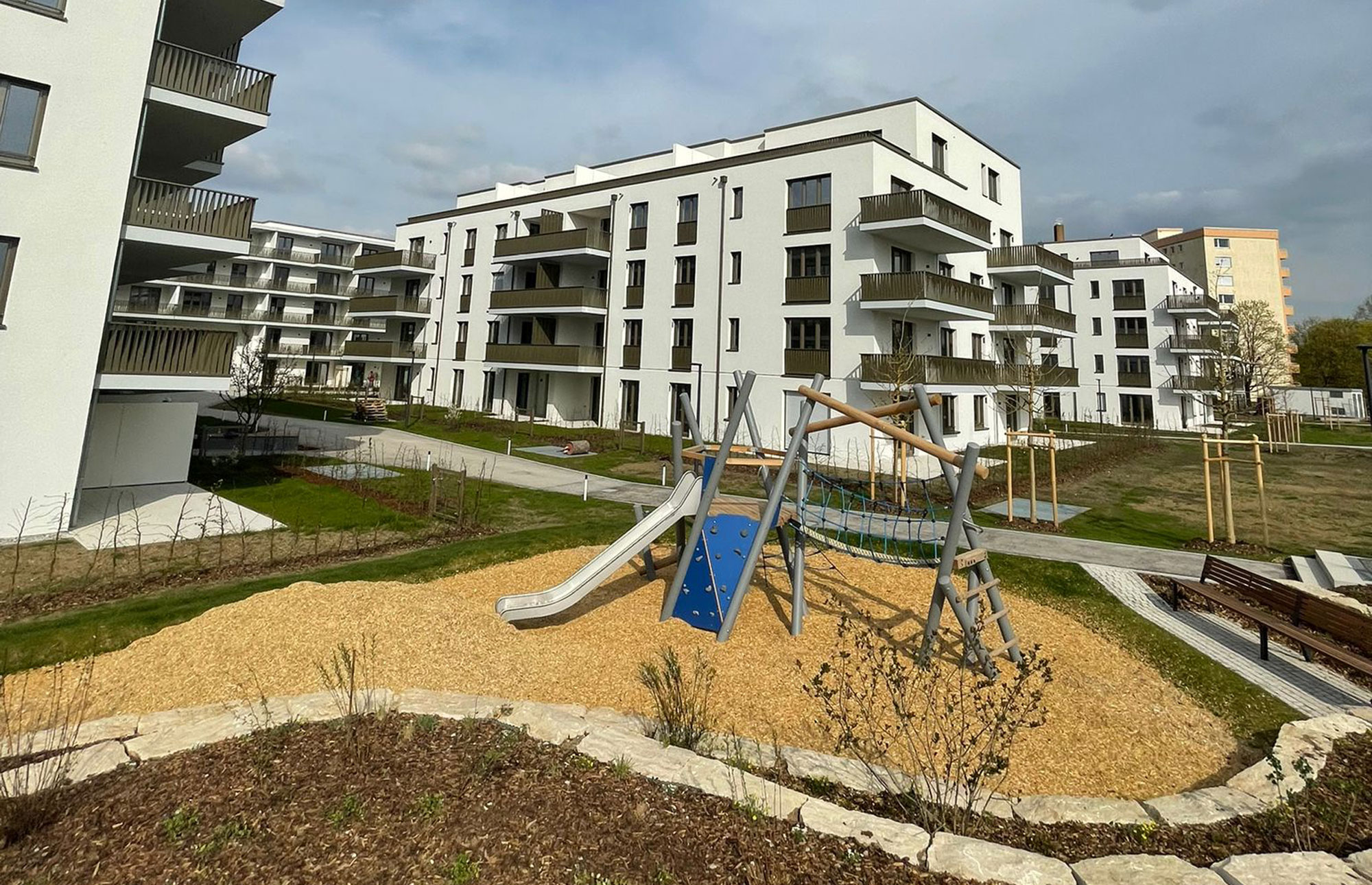 Neubau Wohnanlage Neuried - Weismann GmbH – Garten- und Landschaftsbau