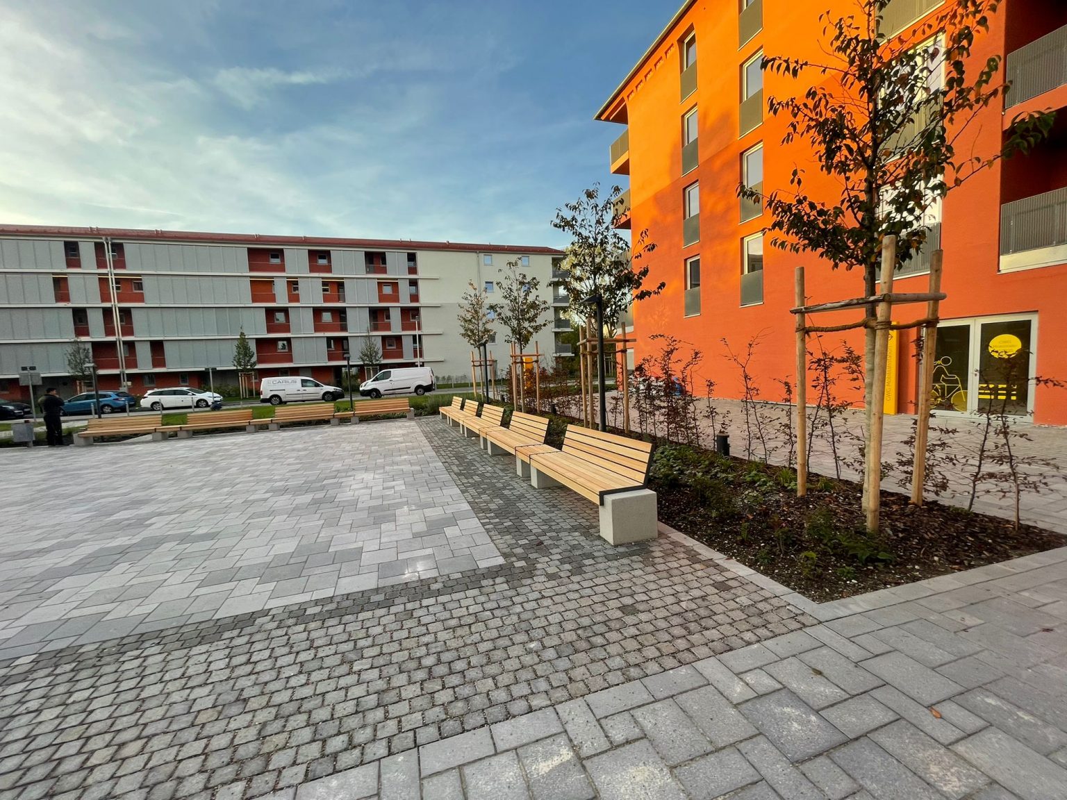 Landschaftsbauarbeiten Wohnanlage München-Nord - Weismann GmbH – Garten ...